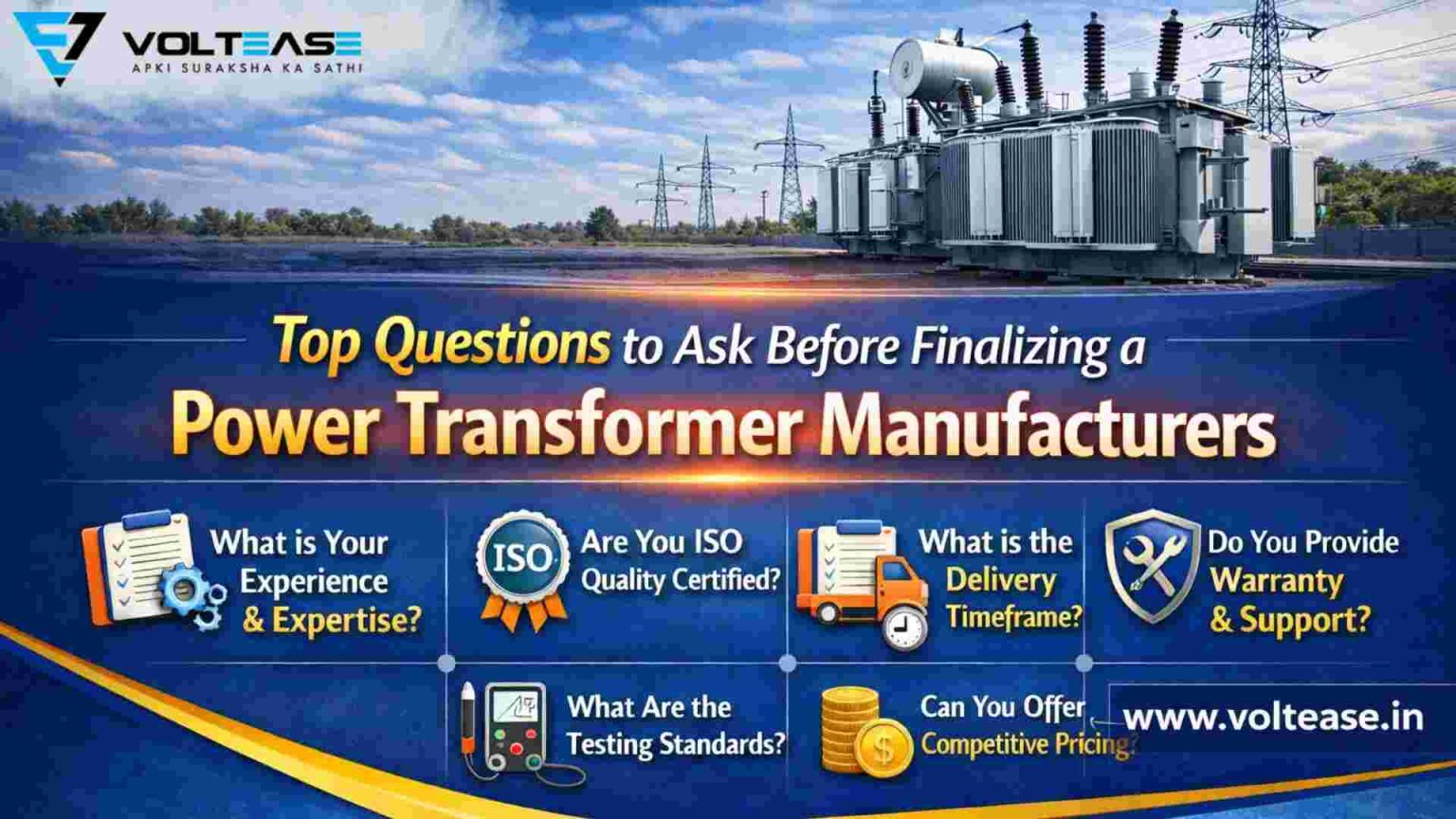 Top Power Transformer Manufacturers in India - Voltease